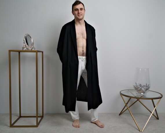 LINEN ROBE for MEN Handmade Linen Robe Men Robe Linen Robe | Etsy