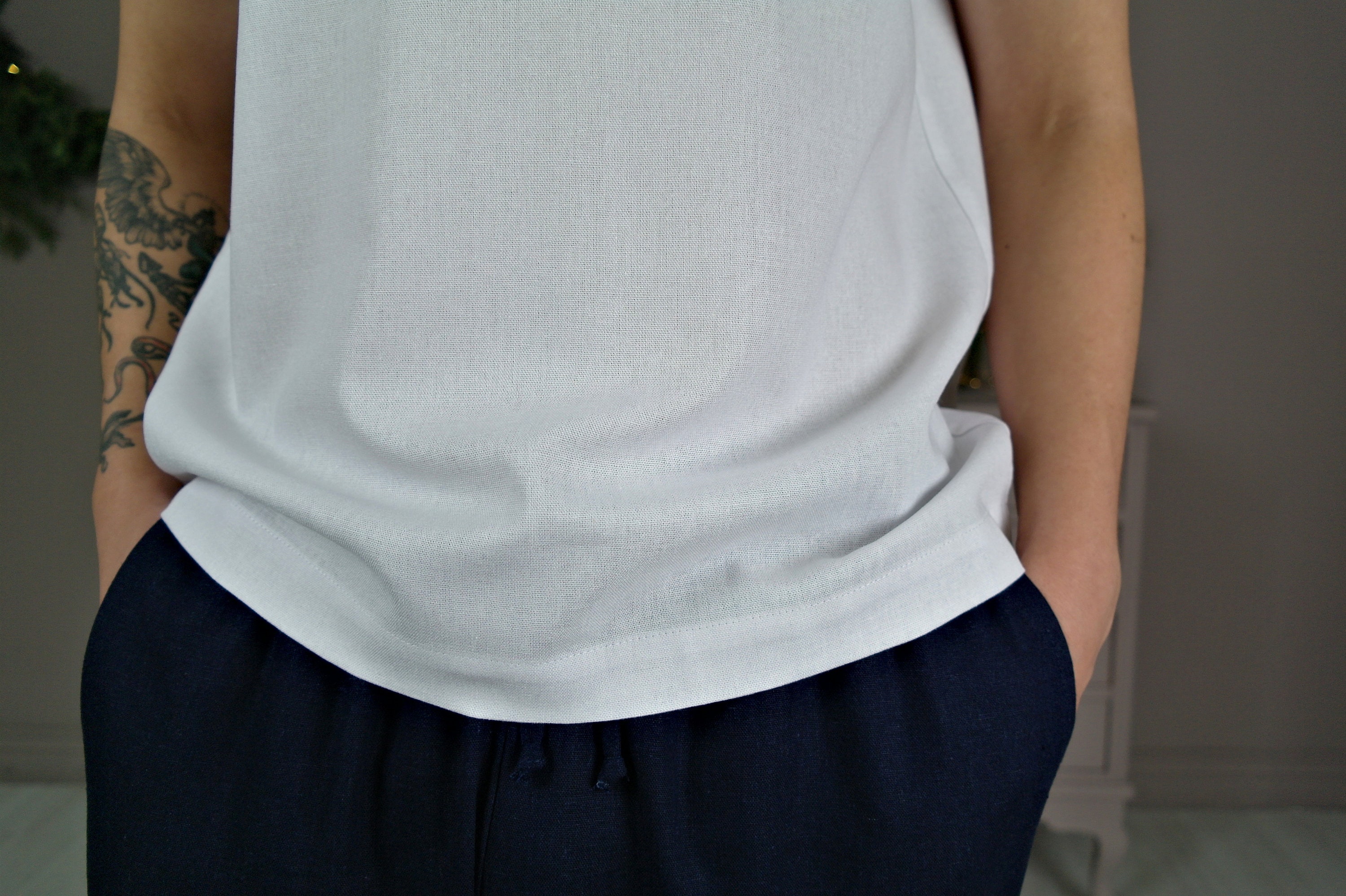 MENS Linen Shirt Linen tshirt Linen t-shirt men Natural | Etsy