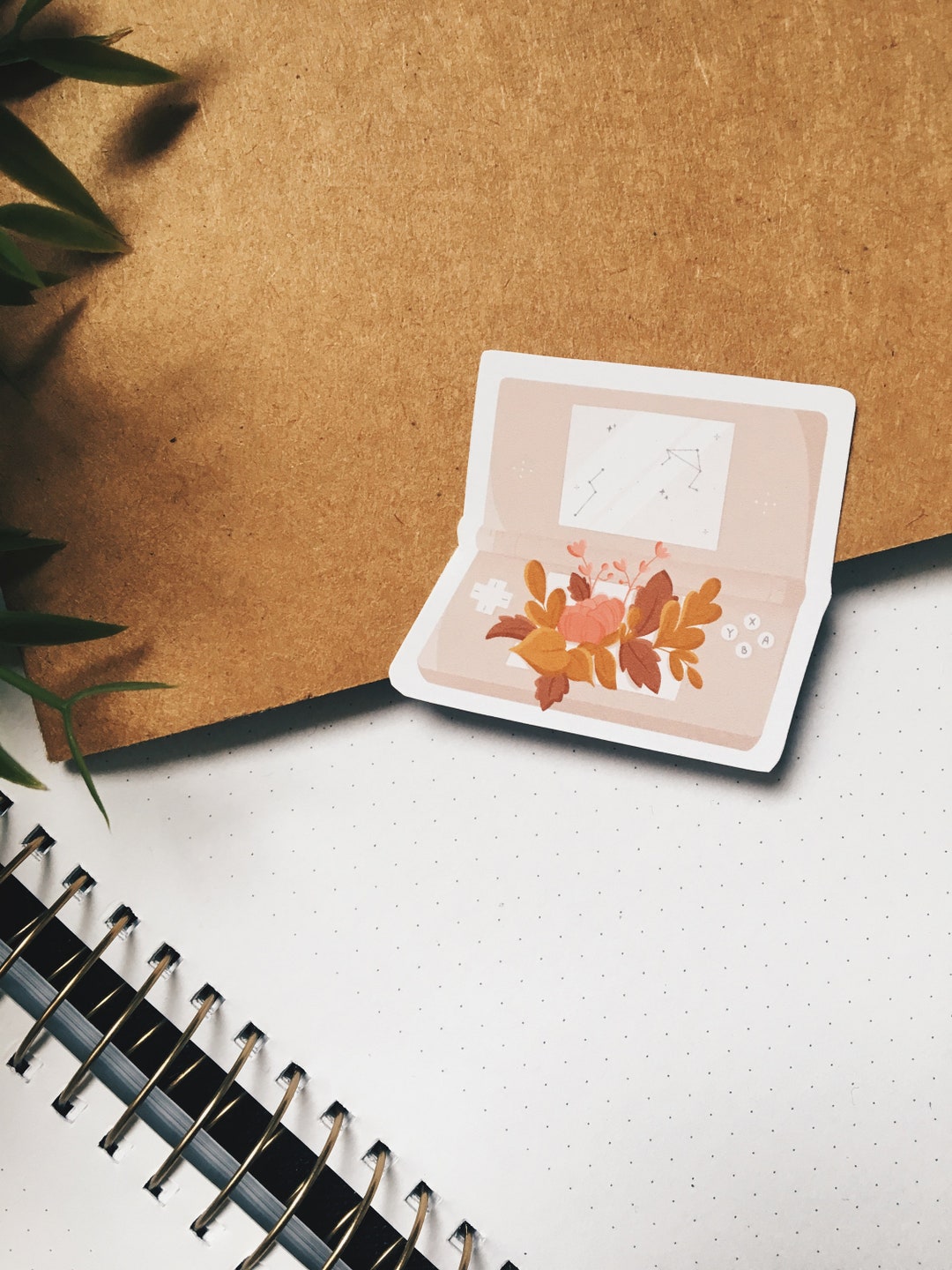 Nintendo DS Flowers Aesthetic Glossy Sticker - Etsy