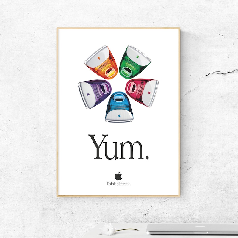 Apple Poster - Etsy
