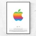 Apple 1976 Logo Poster. Apple Poster. Retro Apple Logo Poster. - Etsy