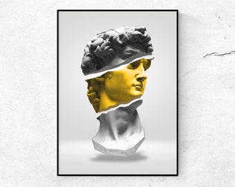 Michelangelo David Wall Art - Etsy