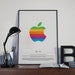 Apple 1976 Logo Poster. Apple Poster. Retro Apple Logo Poster. - Etsy