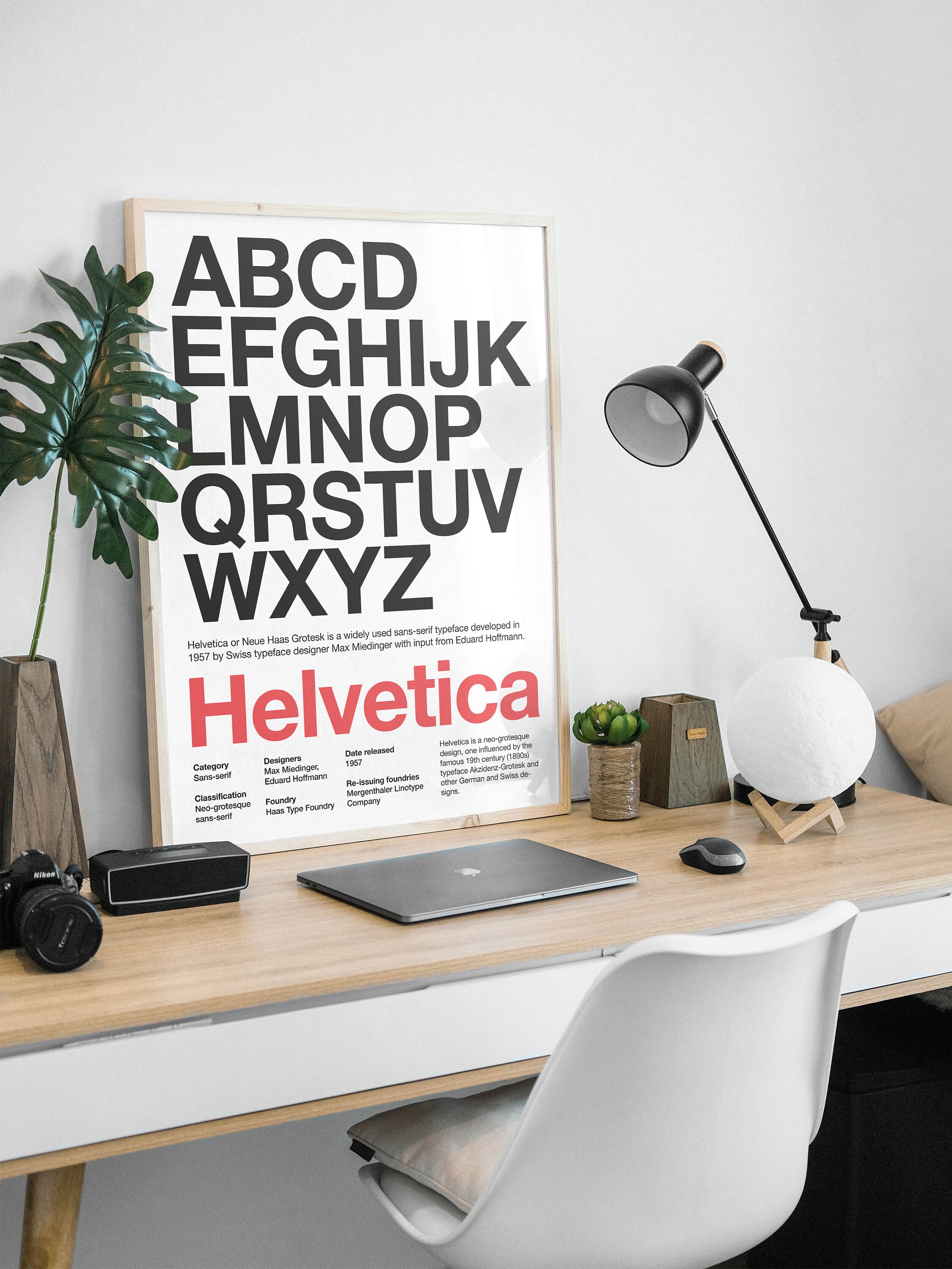 Helvetica Font Poster Helvetica Typeface Poster. Typographic | Etsy