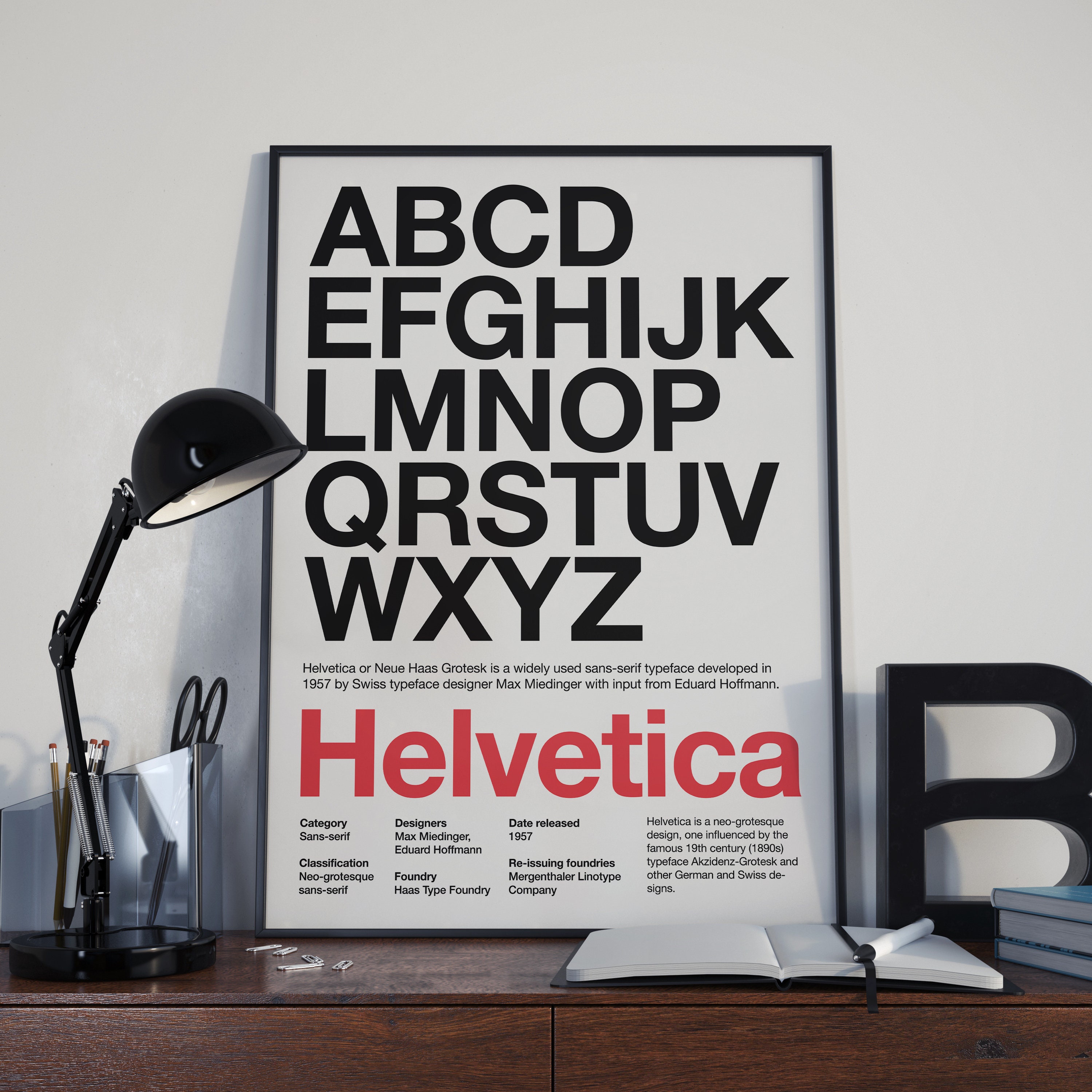 Helvetica Font Poster Helvetica Typeface Poster. Typographic | Etsy
