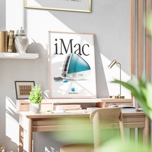 Apple Imac G3 Poster Print. Classic Apple Imac Poster. Vintage Apple ...