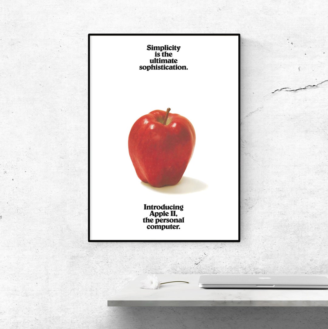 Vintage Apple II Poster: Retro Tech Print (digital Download) - Etsy