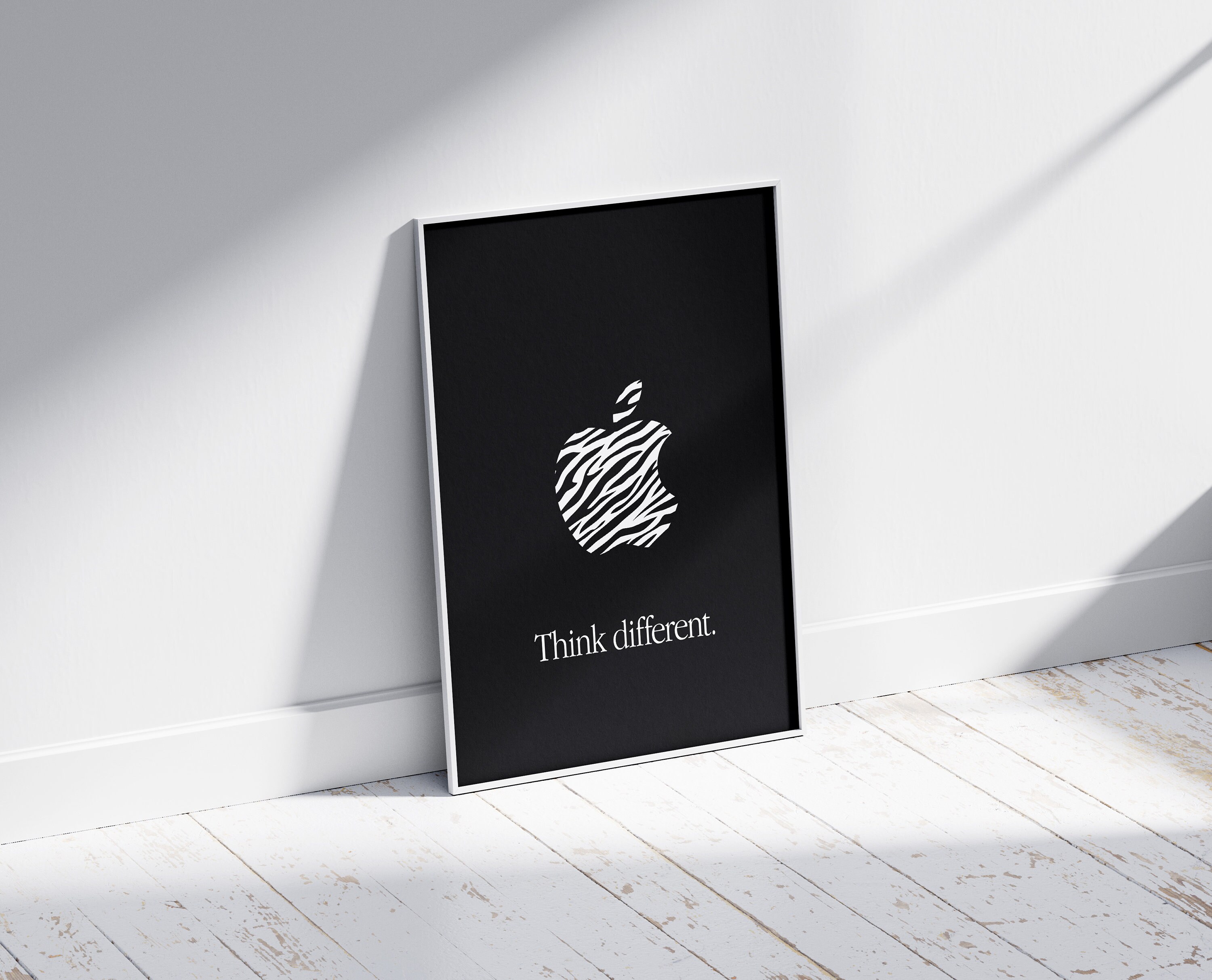 Apple Think Different Poster. Printable Apple Logo Poster. - Etsy