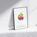 Apple 1976 Logo Poster. Apple Poster. Retro Apple Logo Poster. - Etsy
