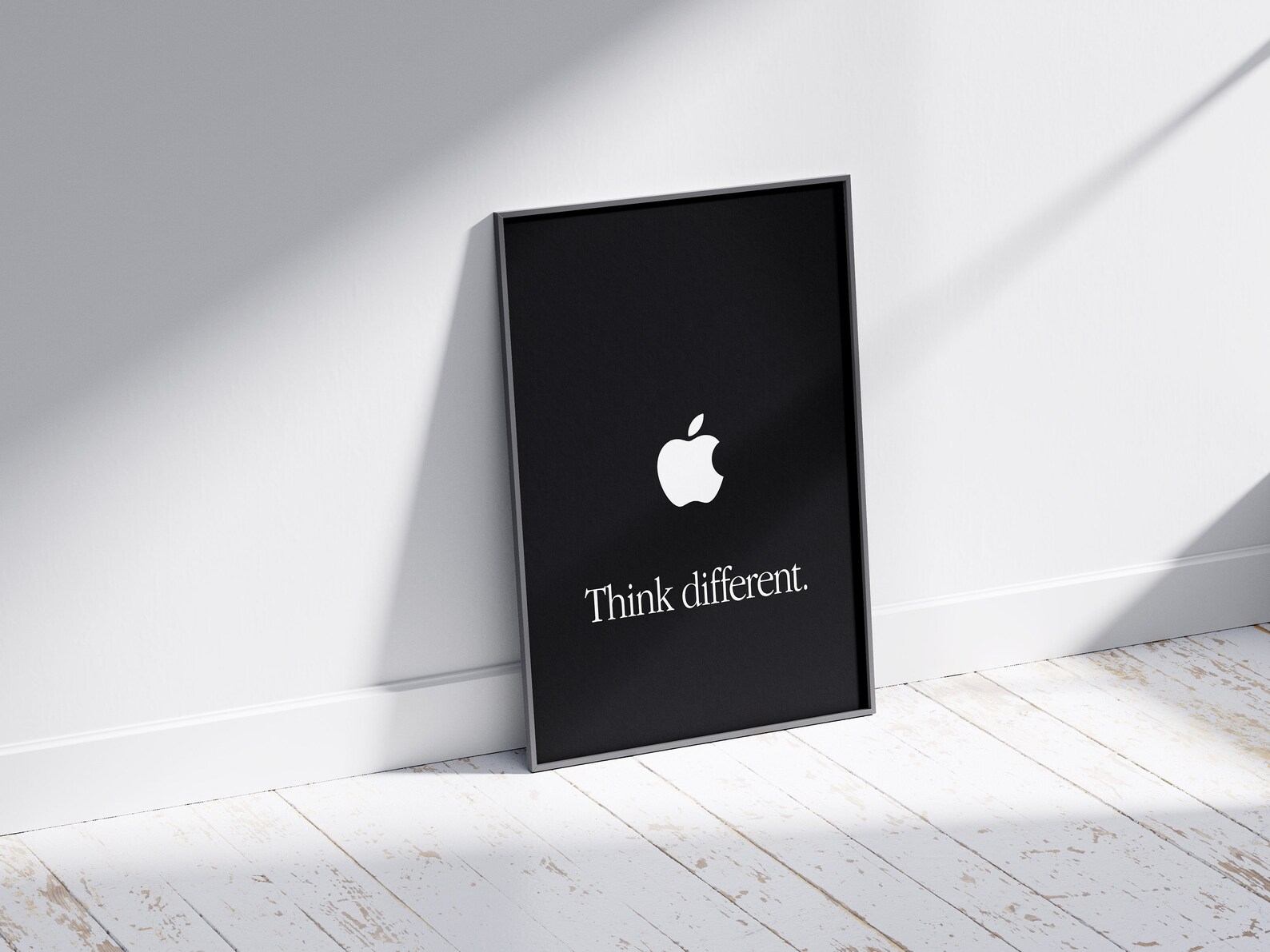 Apple Think Different Poster. Printable Apple Logo Poster. - Etsy Canada