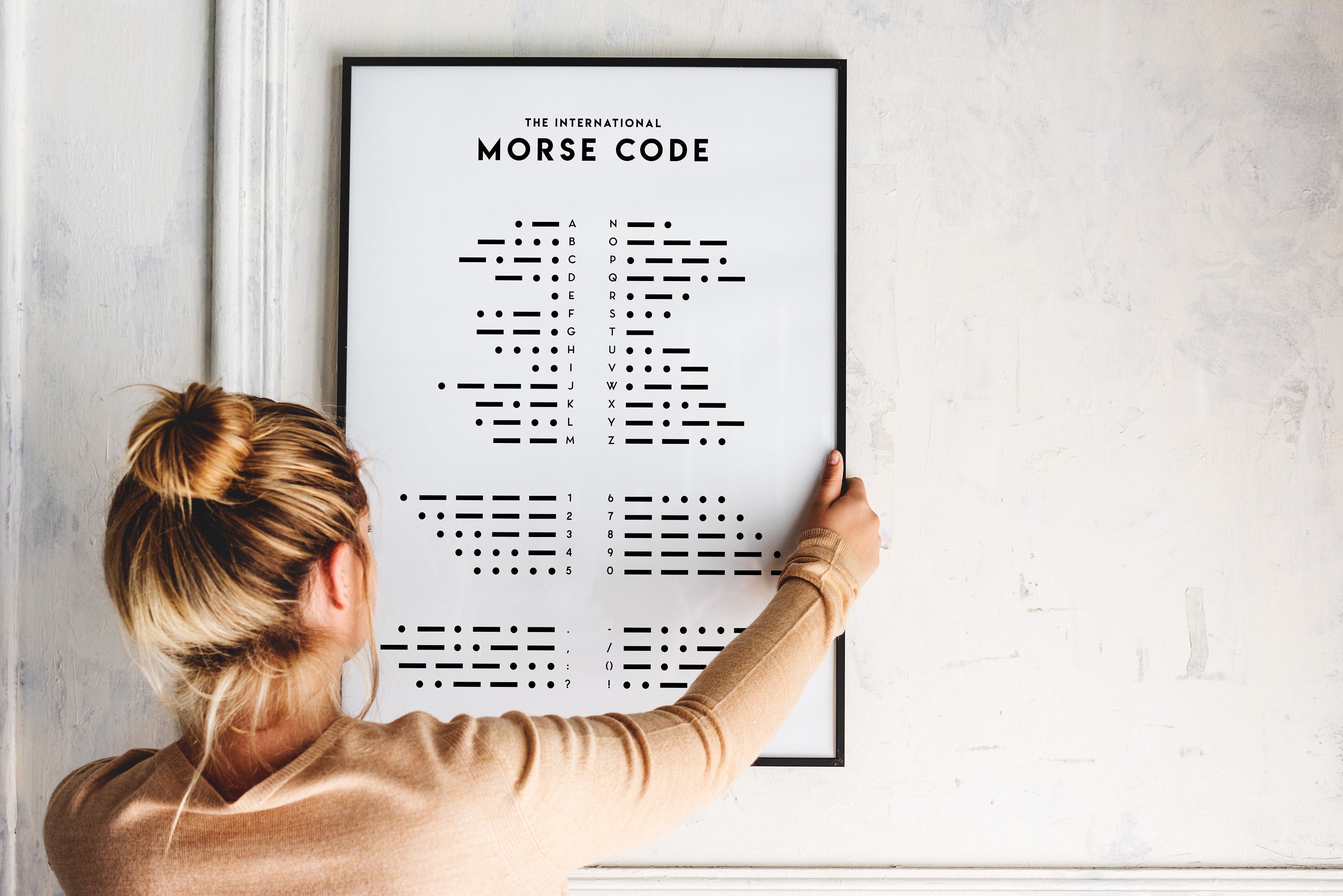 Morse Code Poster. International Morse Code Poster. - Etsy Canada