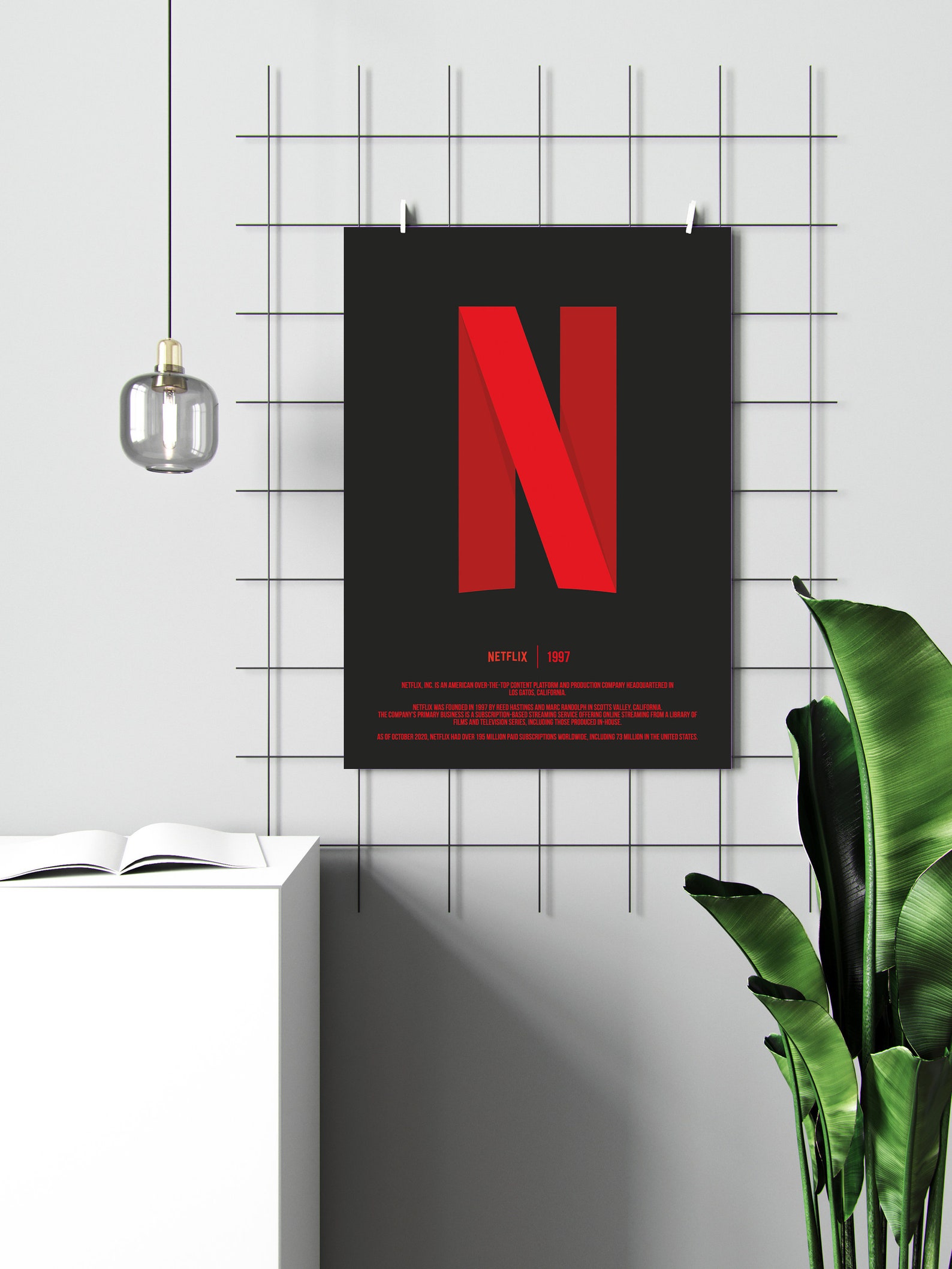 Netflix Logo Poster Netflix Printable Poster Netflix Logo | Etsy