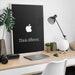Apple Think Different Poster. Printable Apple Logo Poster. Think ...