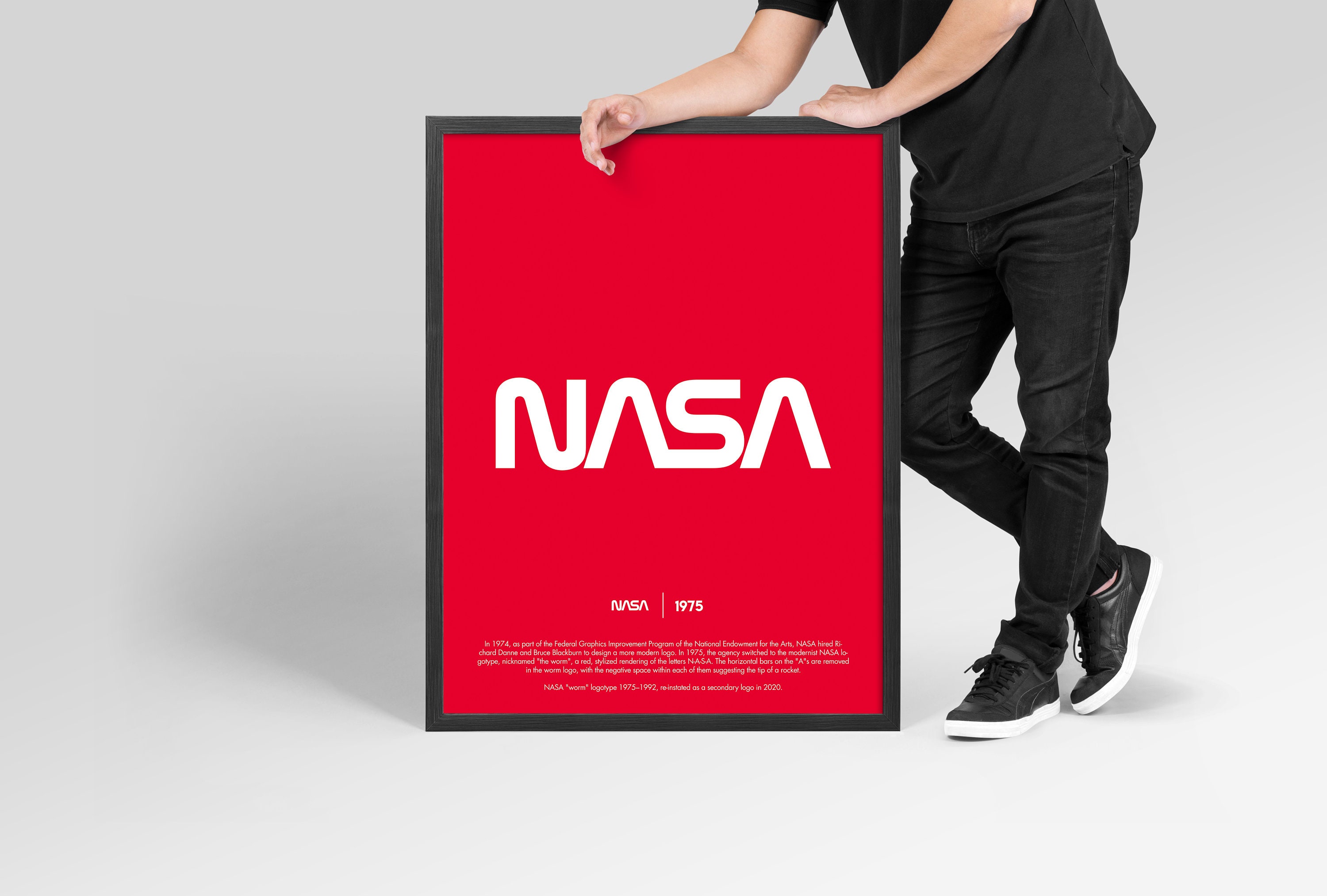 NASA Logo Poster. Printable NASA WORM Logo Poster. Printable - Etsy Canada