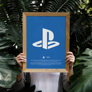 Playstation Logo Poster - Playstation Printable Poster - PS Logo Poster ...