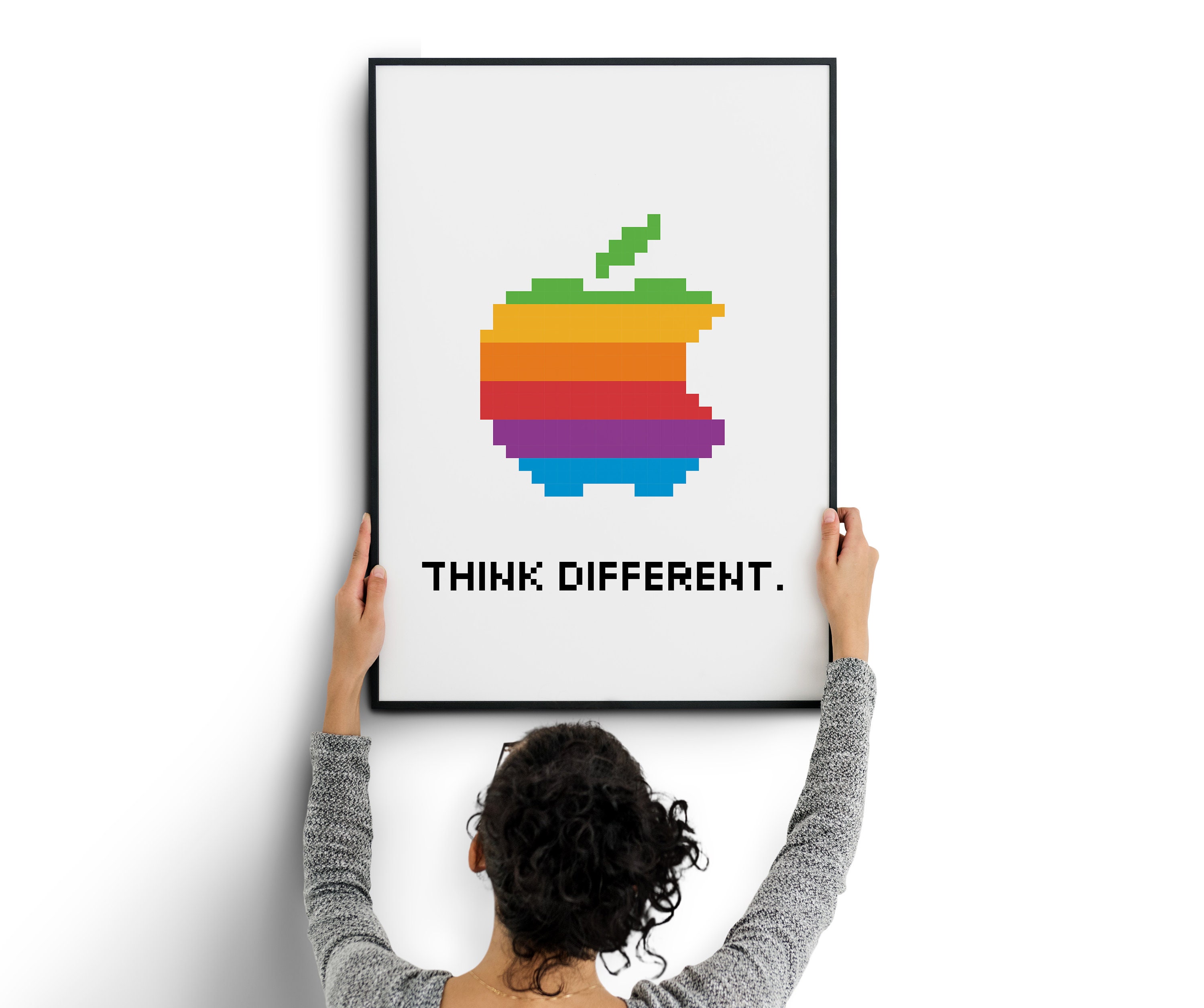 8 Bit Apple Logo Pacmapple — Brand Mutation