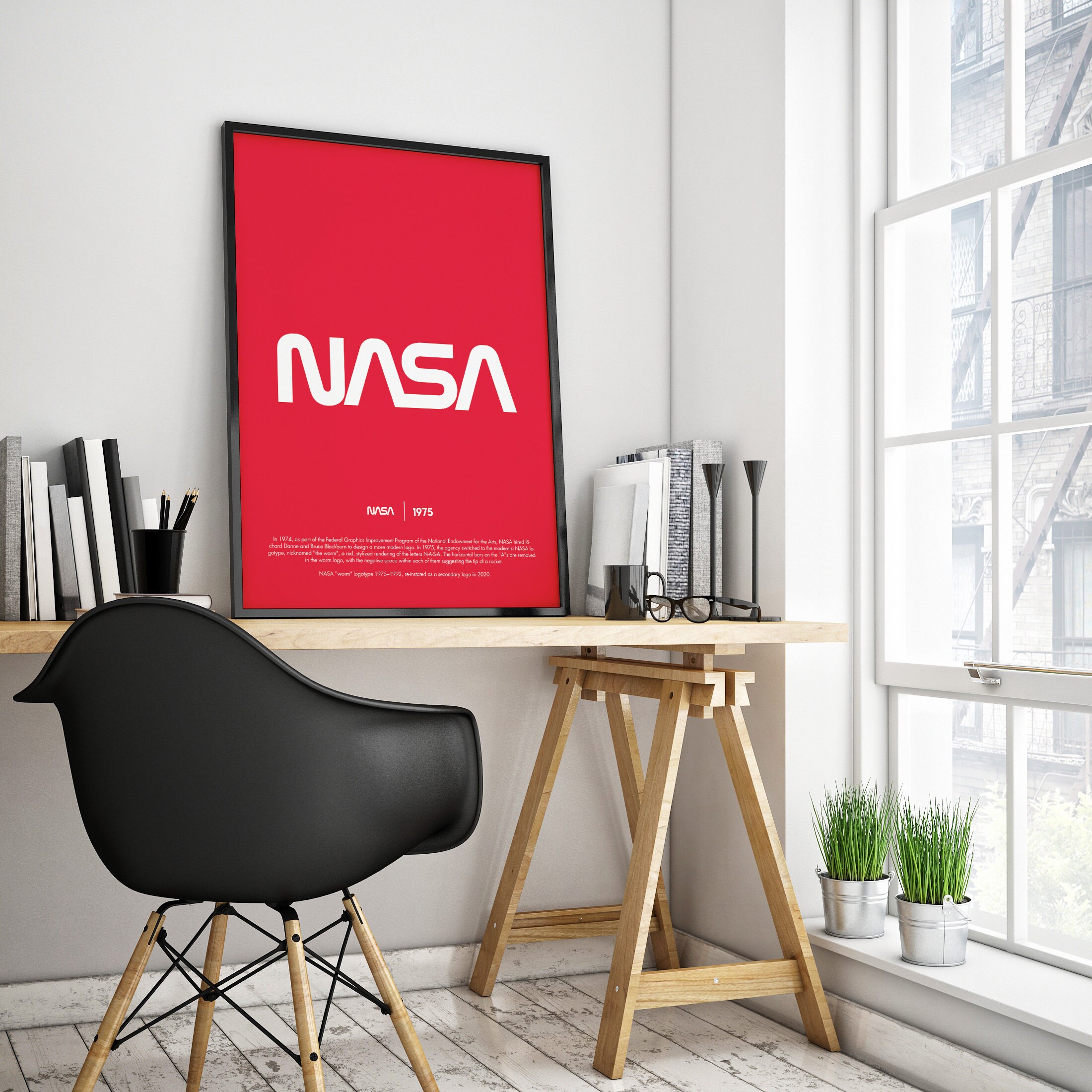 NASA Logo Poster. Printable NASA WORM Logo Poster. Printable Nasa Worm ...