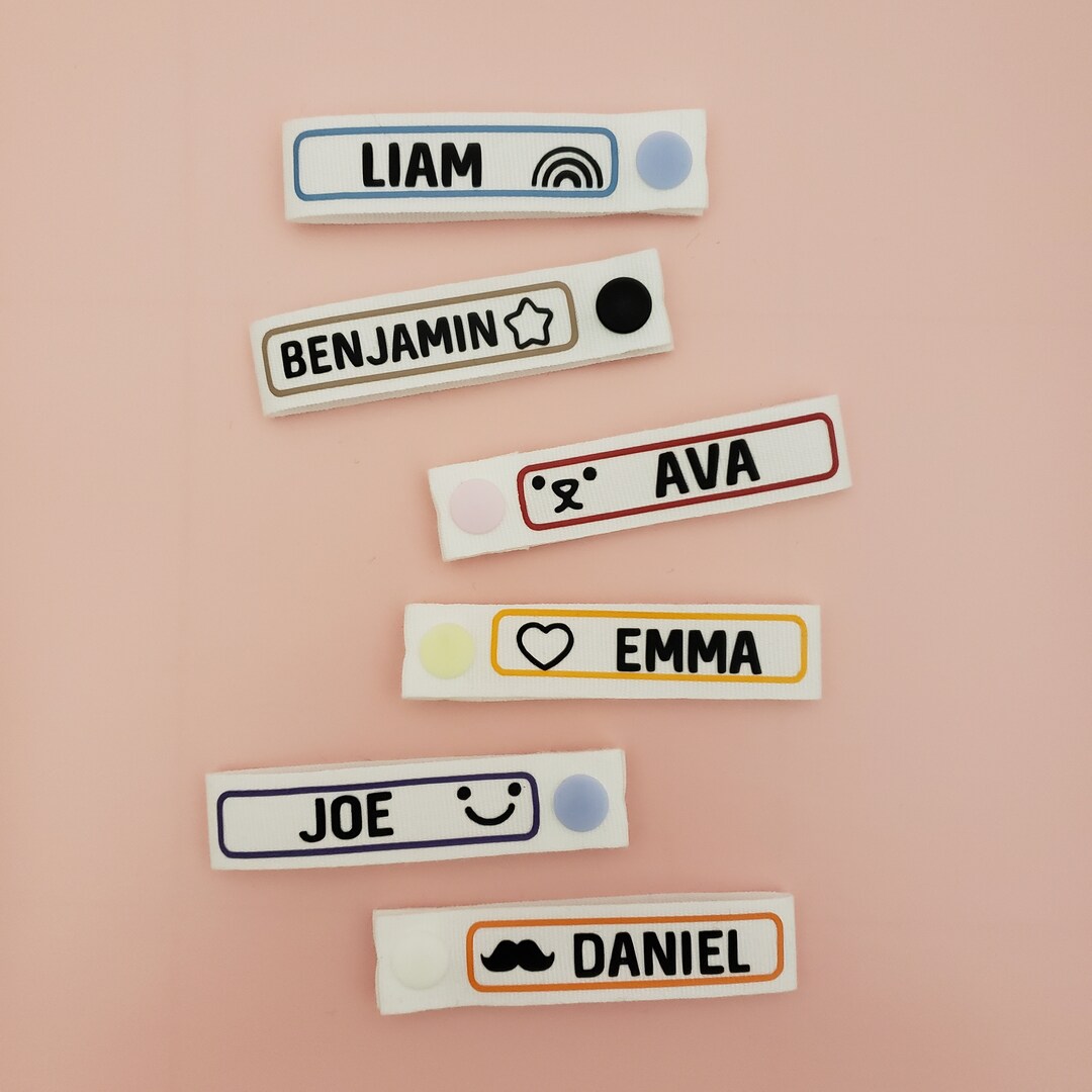 Mini Name Tag | Personalized Name Tags for Cloth, School Supplies ...