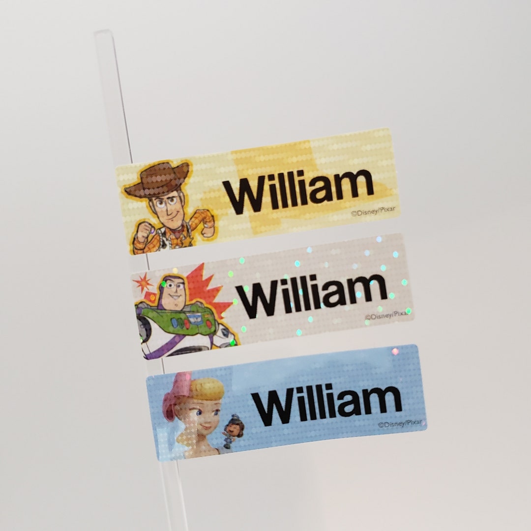 TOYSTORY | Name Stickers for Kids, Personalized Waterproof Name Labels ...