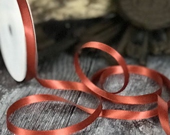 Burnt Orange Ribbon - Etsy