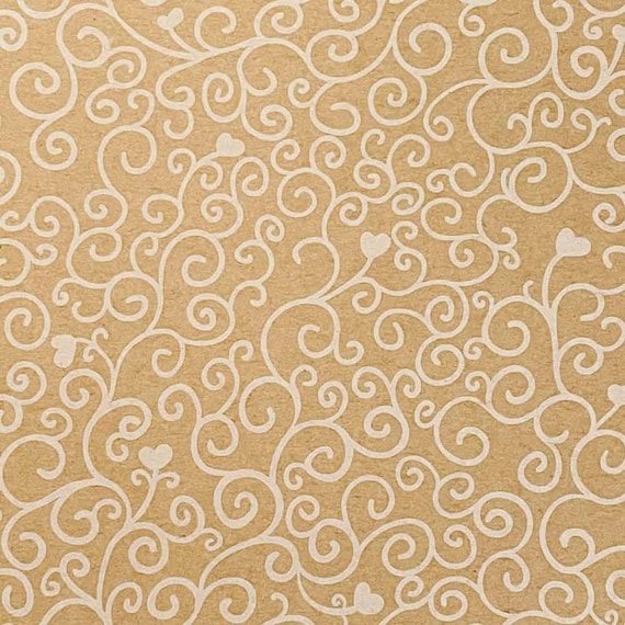 Patterned Kraft Paper Background