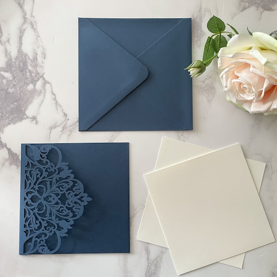 Laser Cut Wedding Invitations Diy Kit