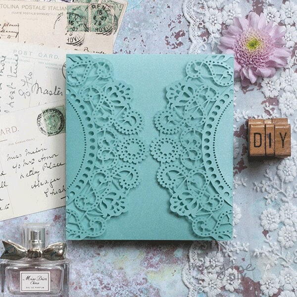 Tiffany Blue Wedding Invitations Diy