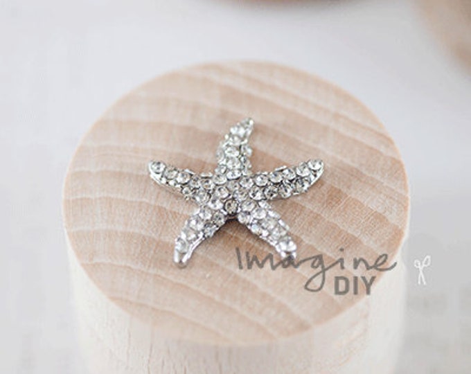 Crystal Starfish Miniature | PACK OF 5 | Small Rhinestone Starfish for ...