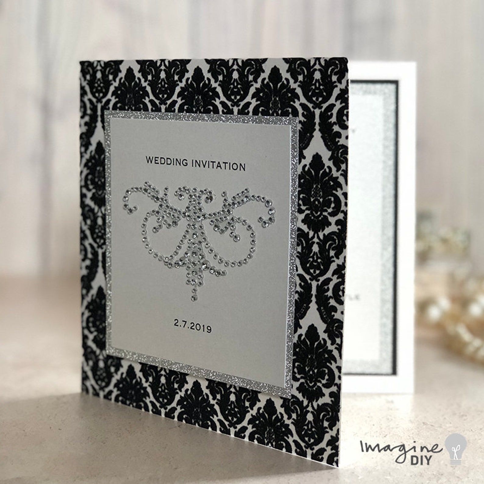 Glitter Card Silver PACK OF 5 Silver Glitter Card A4 - Etsy UK