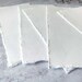 DL Handmade Cotton Rag Card in White 250gsm | Pack of 5 | SALE ITEM - Etsy