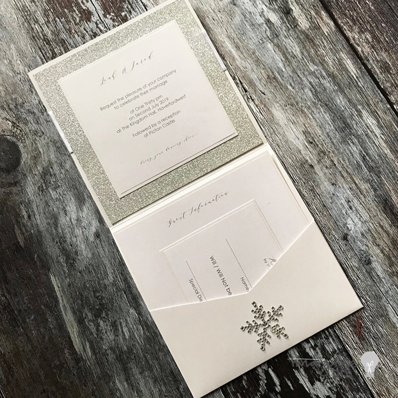 Pearlised White Card Booklet Pocket Fold Invitation PACK OF - Etsy UK