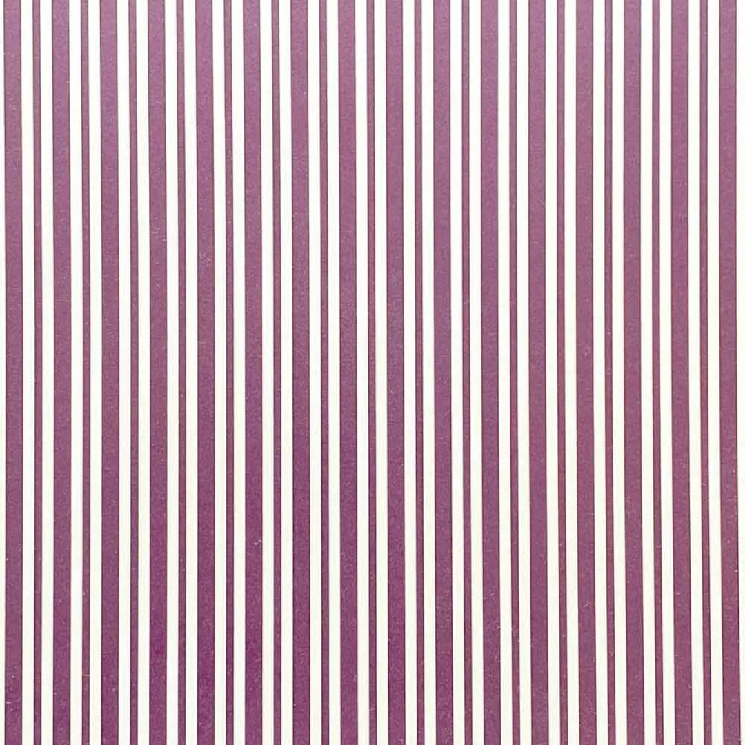 Cheltenham Stripe Paper Grape . PACK OF 5 . Decorative Paper ...