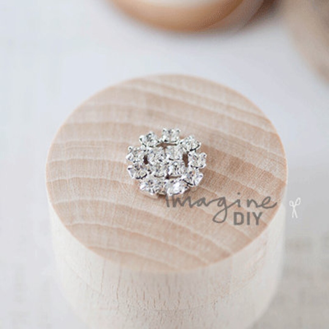 Charming Crystal Embellishment PACK OF 5 Small Rhinestone - Etsy UK