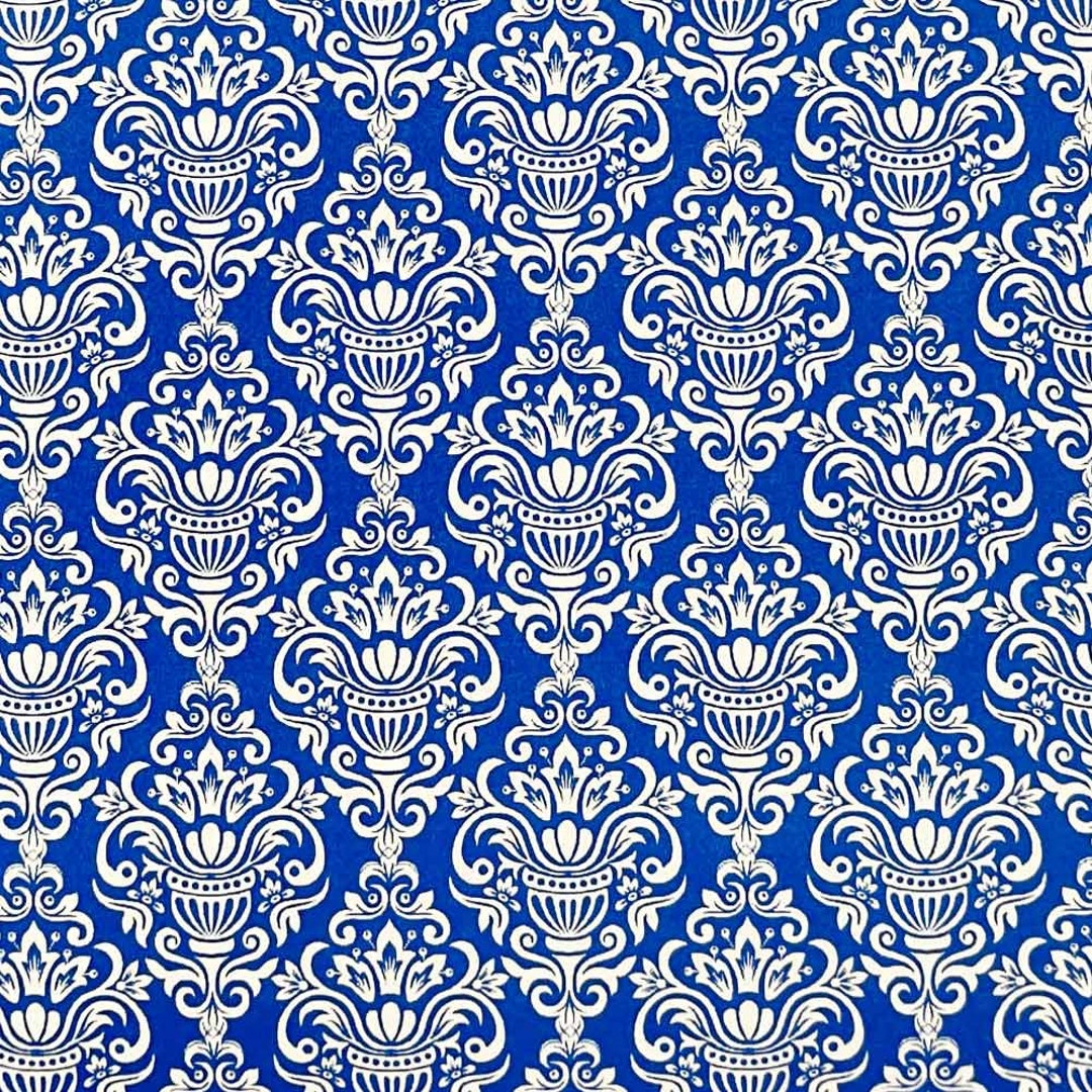 Alessandra Paper Royal Blue . PACK OF 5 . Decorative Paper . Patterned ...