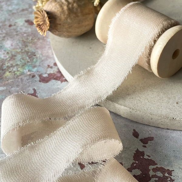 Raw Silk Ribbon - Etsy