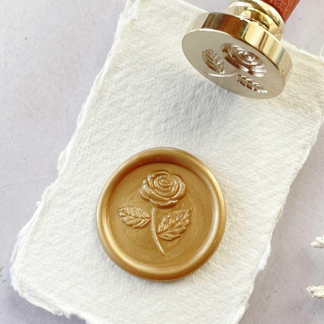 Sleeping Beauty Wax Seal Stamp | Wax Stamp With Pretty Rose Design ...