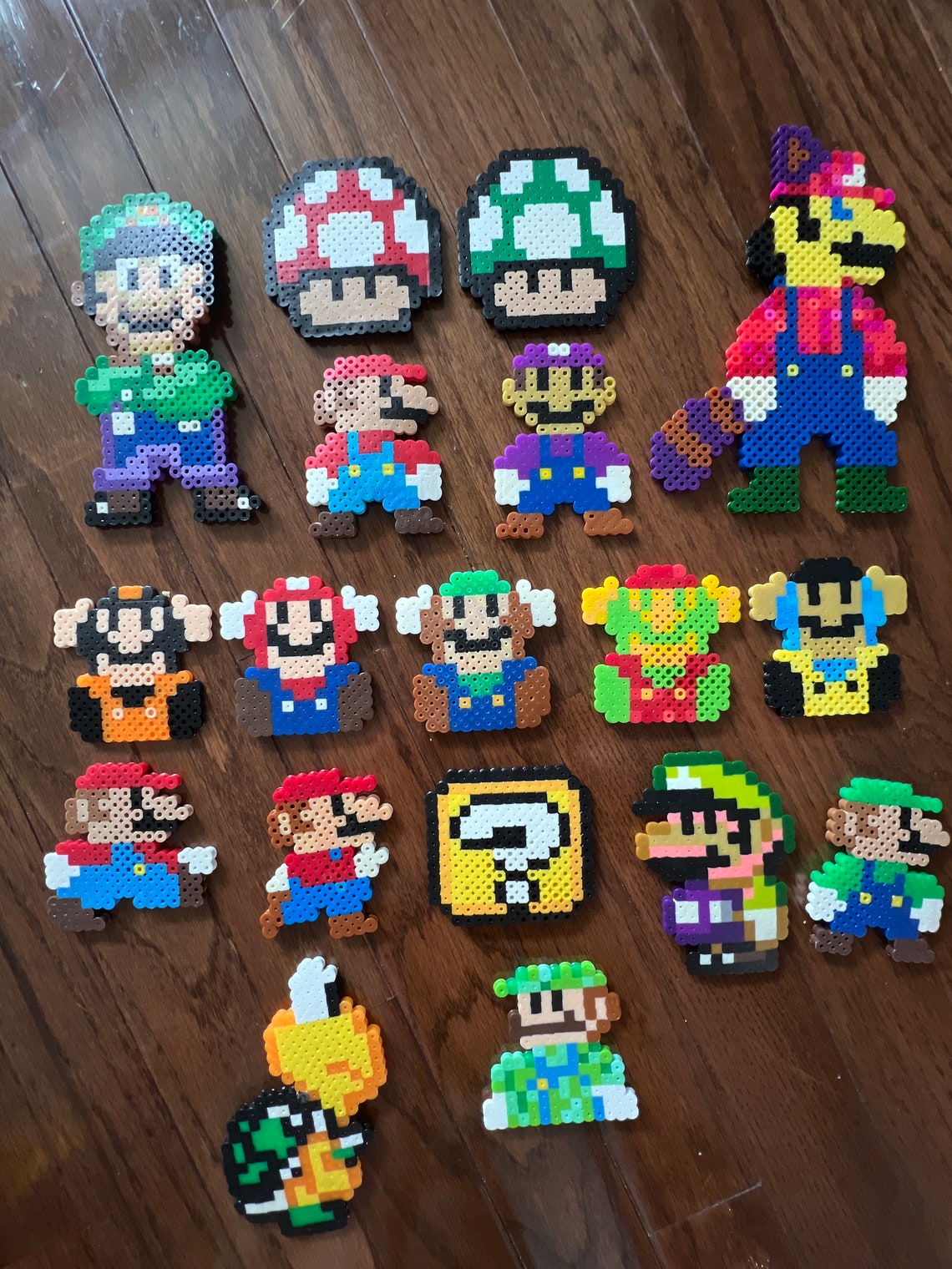 Super Mario Brothers, Pixel, Perler Beads - Etsy