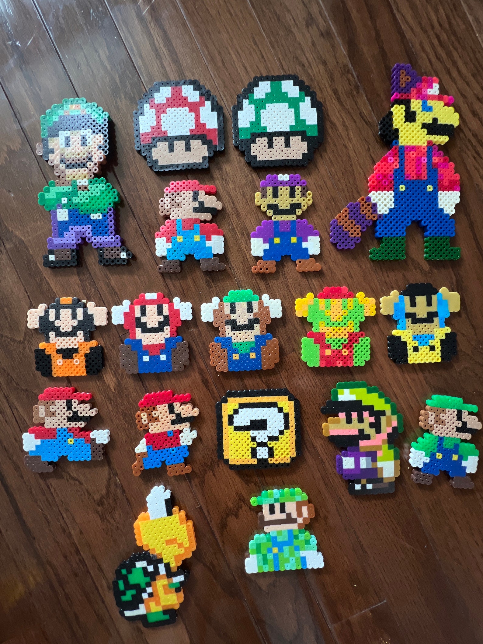 Super Mario Brothers, Pixel, Perler Beads - Etsy
