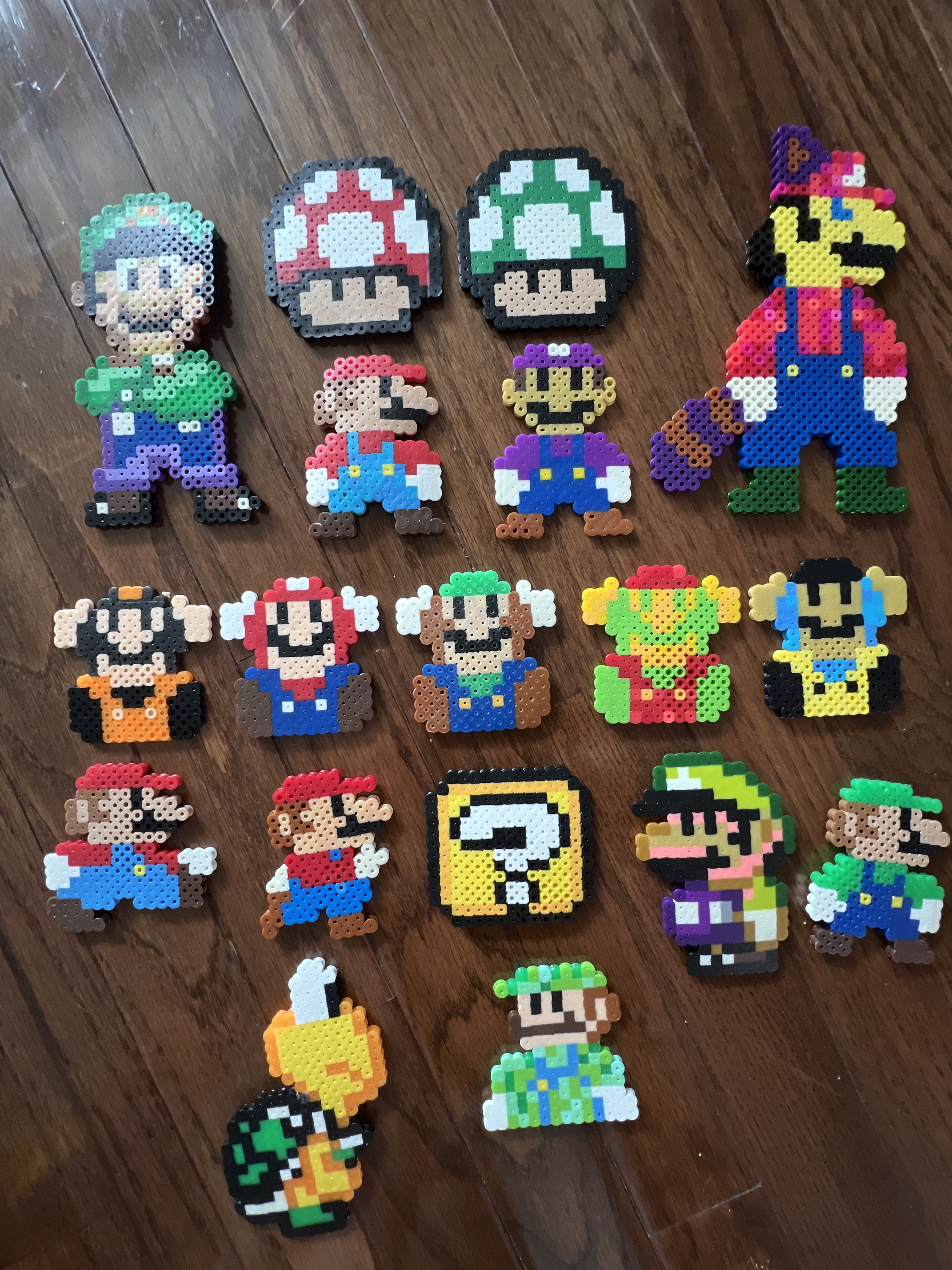 Super Mario Brothers, Pixel, Perler Beads - Etsy