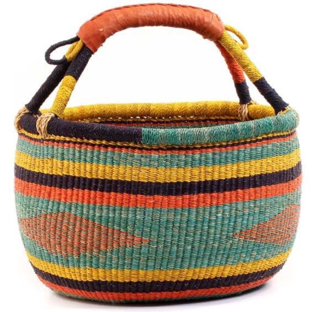 Bolga Basket, Large Basket, African Market Basket, Bolgatanga Baskets ...