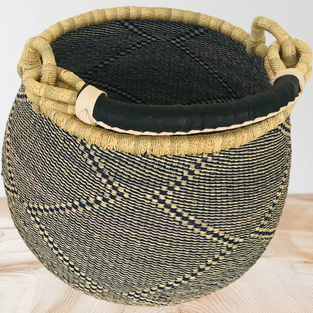 Bolga Basket, Flower Pot Basket, Pot Basket, African Basket, Bolgatanga ...