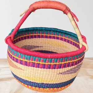 Bolga Basket, Large Basket, African Market Basket, Bolgatanga Baskets ...