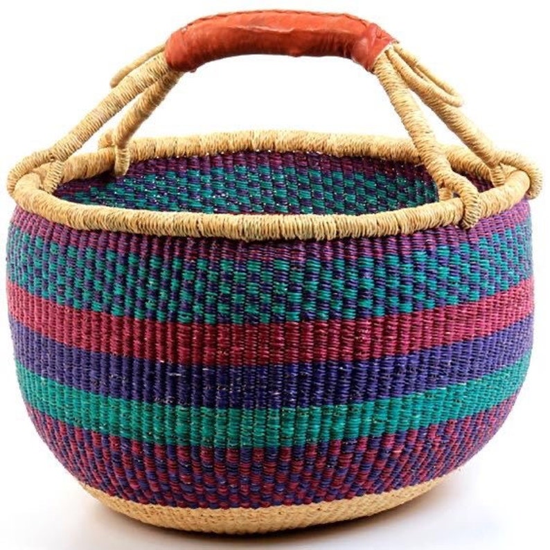 Bolga Basket, Large Basket, African Market Basket, Bolgatanga Baskets ...