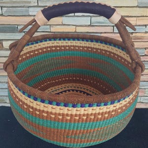 Bolga Basket, Large Basket, African Market Basket, Bolgatanga Baskets ...