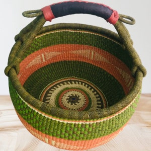 Bolga Basket, Large Basket, African Market Basket, Bolgatanga Baskets ...