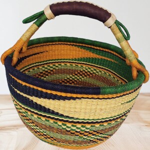Bolga Basket, Large Basket, African Market Basket, Bolgatanga Baskets ...