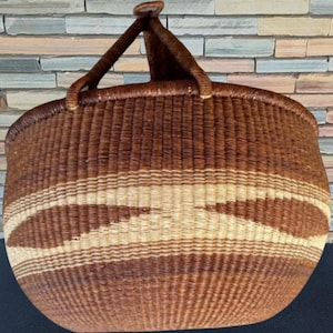 Bolga Basket, Large Basket, African Market Basket, Bolgatanga Baskets ...