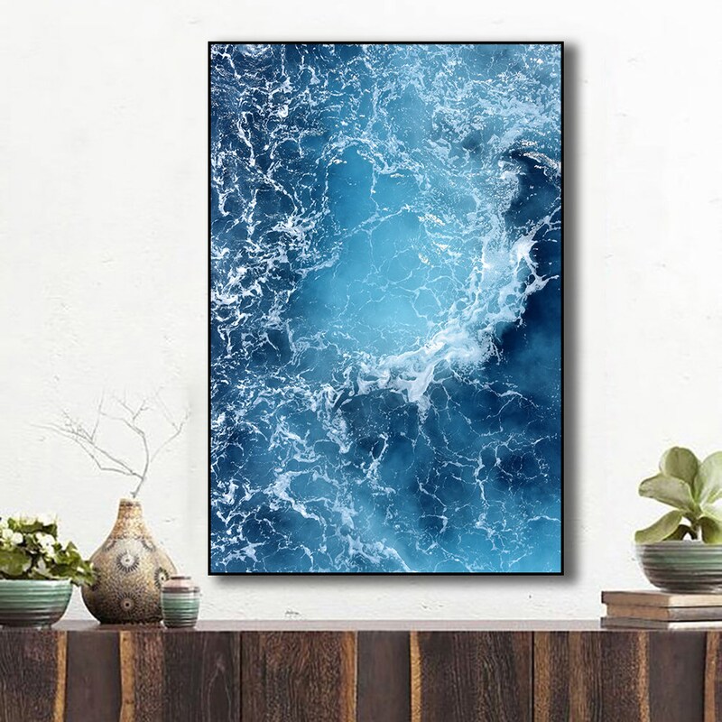 Ocean Waves Poster - Etsy