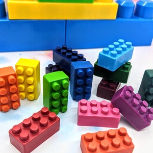 Deluxe Building Brick Crayon Set - Etsy