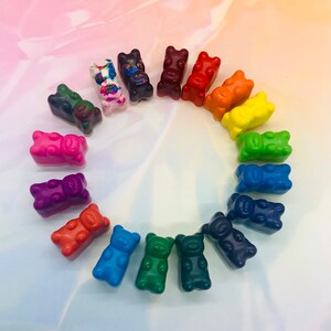 Gummy Bear Crayon Set - Etsy